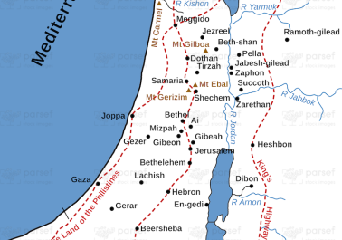 Israel and Judah Map | Bible History Maps