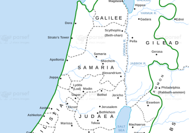 Ezra the Persian Empire Map | Bible History Maps