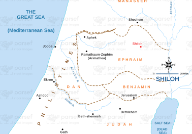 Idumea Map | Bible History Maps