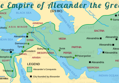 Alexander the Great’s Empire on the West Map | Bible History Maps