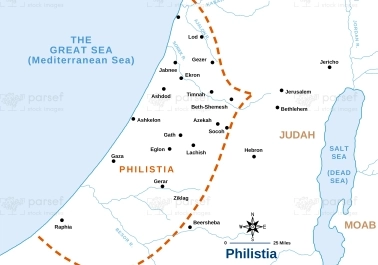 Amos Judah Map | Bible History Maps