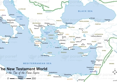 The World During the 6th Century BC Map | Bible History Maps